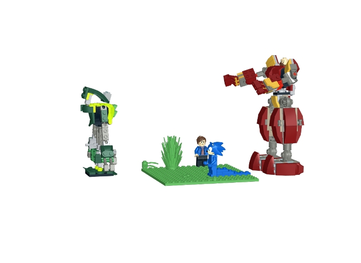 sonic set from BrickLink Studio [BrickLink]