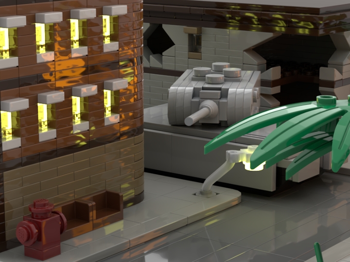 Panzer VIII Maus Diorama V2 from BrickLink Studio [BrickLink]