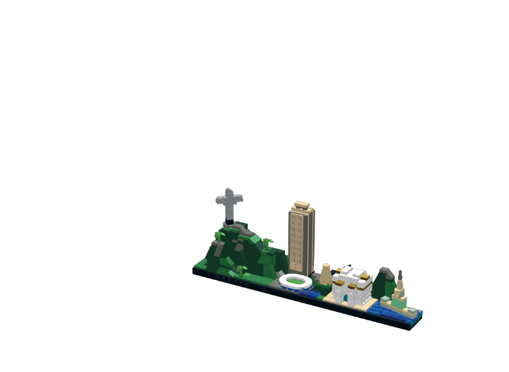 Rio de Janeiro, Brazil from BrickLink Studio [BrickLink]