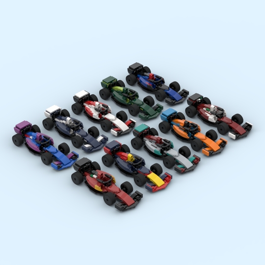 F1 2022 Lineup revised from BrickLink Studio [BrickLink]
