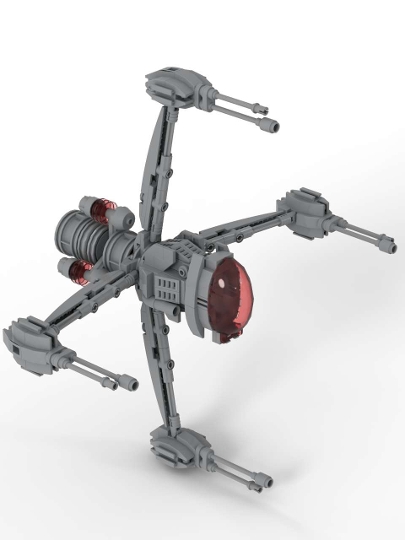 Star screamer from BrickLink Studio [BrickLink]