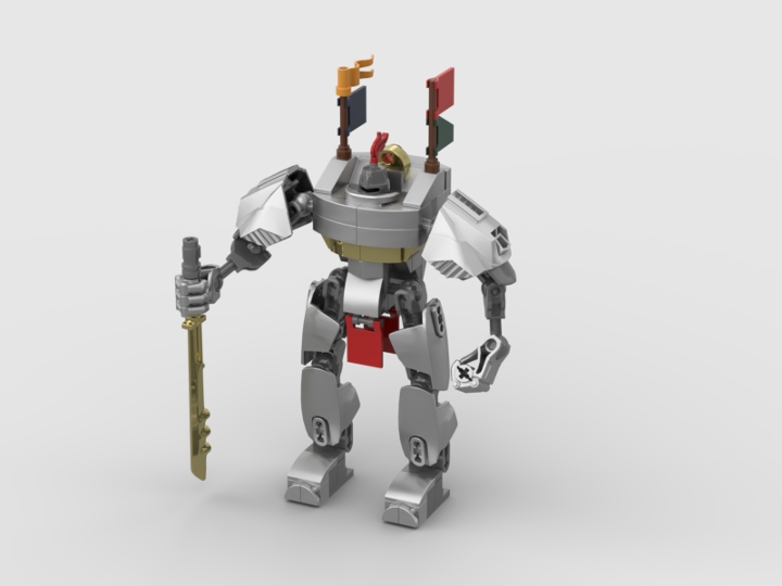 Mecha crusader from BrickLink Studio [BrickLink]