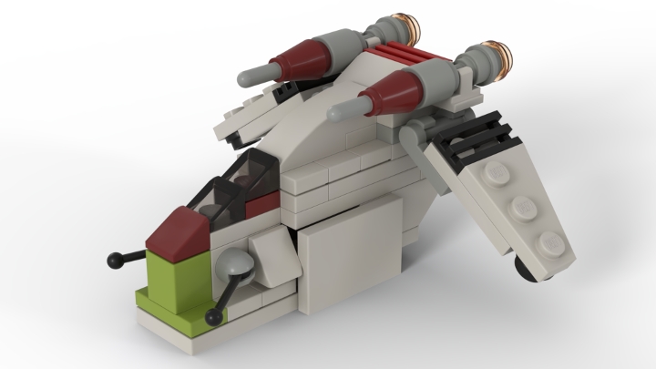 Mini Republic Gunship from BrickLink Studio [BrickLink]