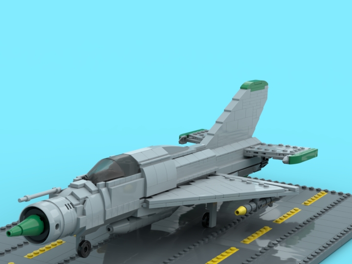 Mig 21 from BrickLink Studio [BrickLink]