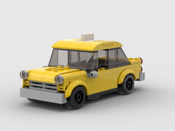 new york taxi cab from BrickLink Studio [BrickLink]