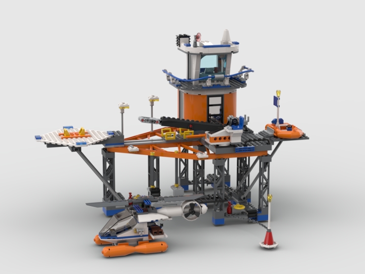 4210 Coast Guard Platform from BrickLink Studio [BrickLink]