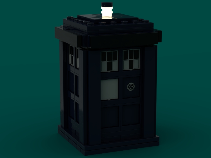 Police Box from BrickLink Studio [BrickLink]