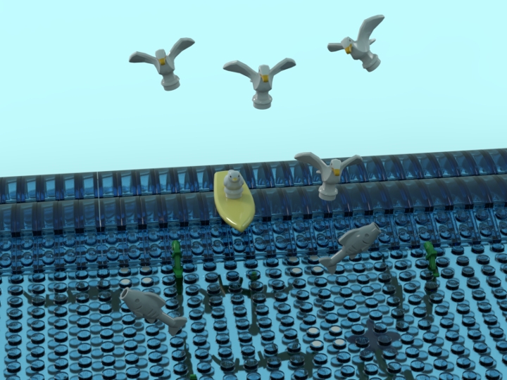 surfin bird from BrickLink Studio [BrickLink]