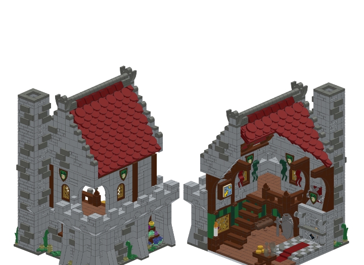 Castle Home from BrickLink Studio [BrickLink]