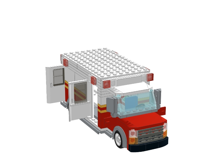 Ambulance from BrickLink Studio [BrickLink]