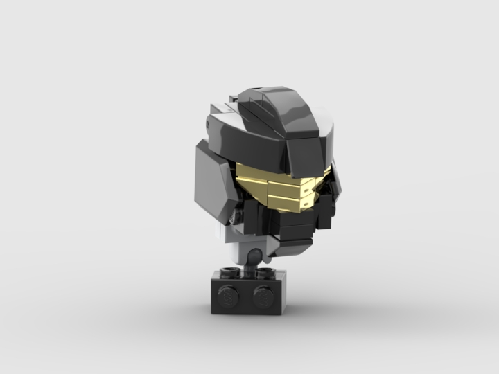Custom Pacific Rim Head from BrickLink Studio [BrickLink]