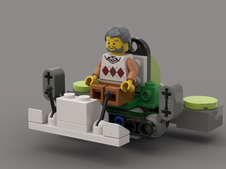 Flying command center(Comes with evil character) from BrickLink Studio ...