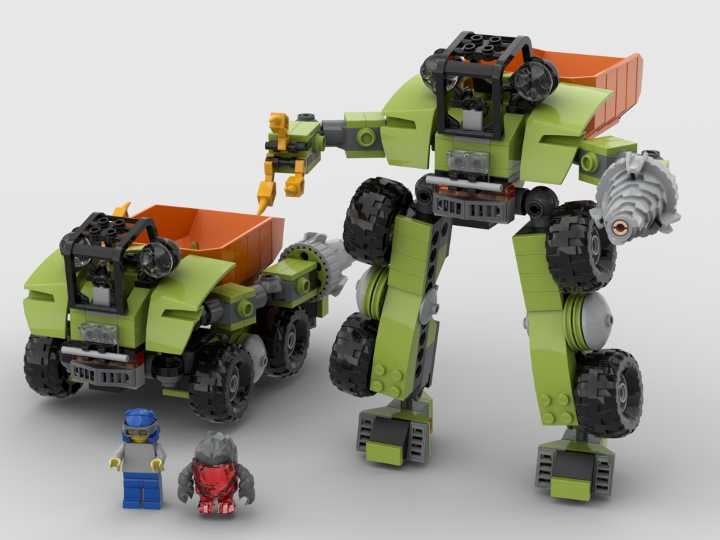 Power Miners Vehicle 13 from BrickLink Studio [BrickLink]