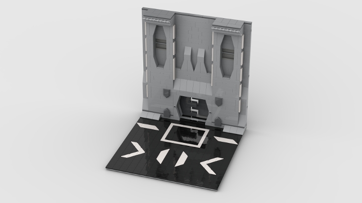Deathstar Modular Building Door from BrickLink Studio [BrickLink]