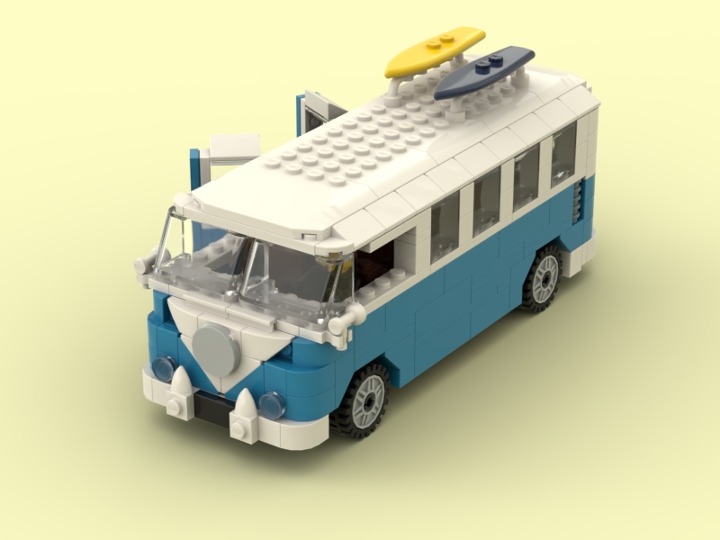 VW T1 Van from BrickLink Studio [BrickLink]