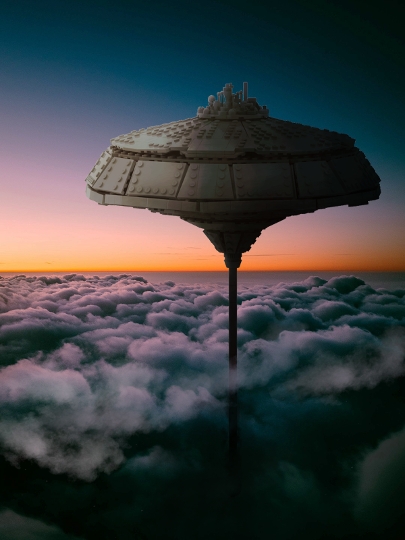 Cloud City from BrickLink Studio [BrickLink]