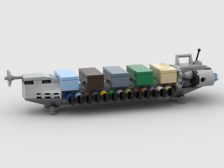 Micro-Scale Heavy Freighter from BrickLink Studio [BrickLink]