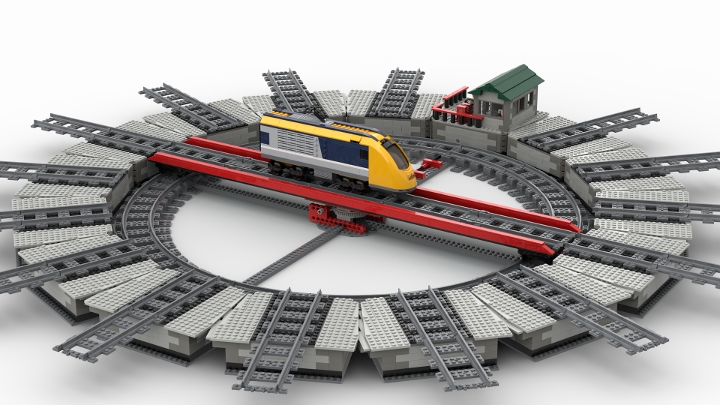 Train Turntable 1.0 from BrickLink Studio [BrickLink]
