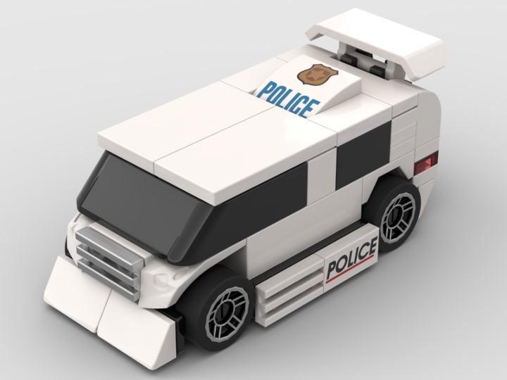 Police Van from BrickLink Studio [BrickLink]