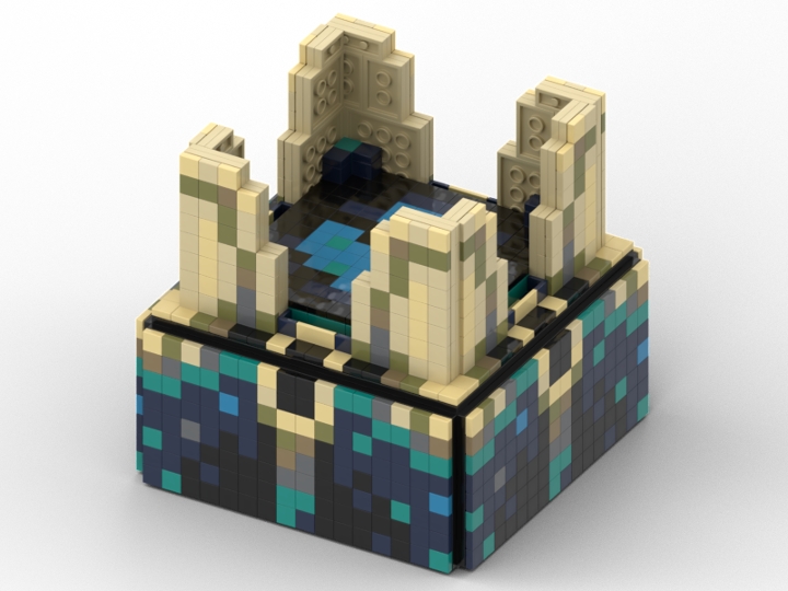 Sculk Shrieker - Minecraft Wild Update from BrickLink Studio [BrickLink]