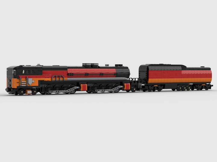 Cab Forward Locomotive (Upgraded) from BrickLink Studio [BrickLink]