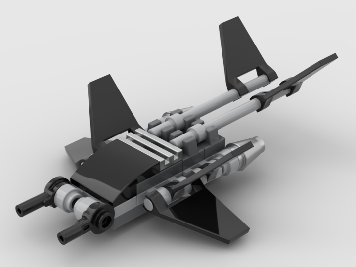 Micro-Scale Dragonfly Fighter from BrickLink Studio [BrickLink]