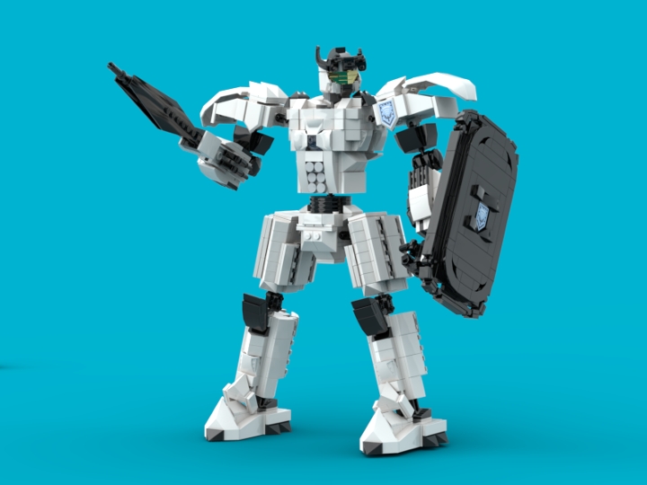 Polar Vindicator (Custom Jaeger) from BrickLink Studio [BrickLink]
