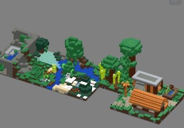 Minecraft World Updated...again from BrickLink Studio [BrickLink]