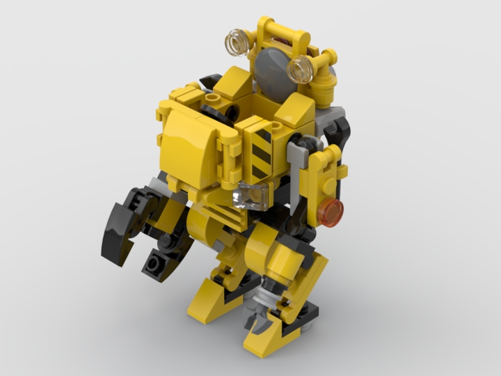 Construction Power Suit from BrickLink Studio [BrickLink]