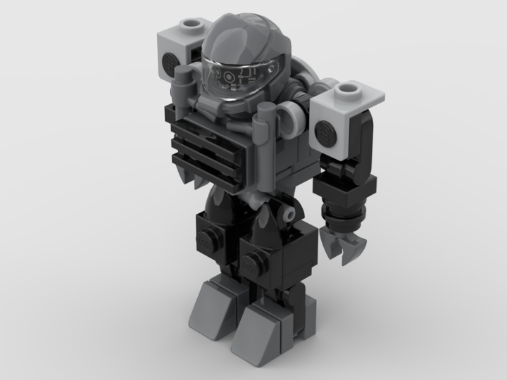 Minifig Power Suit - Heavy from BrickLink Studio [BrickLink]