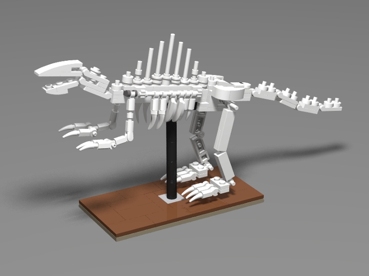 Spinosaurus Fossil from BrickLink Studio [BrickLink]