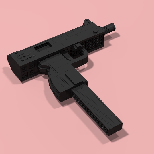 Mac 10 inspired by oplenist_lego from BrickLink Studio [BrickLink]