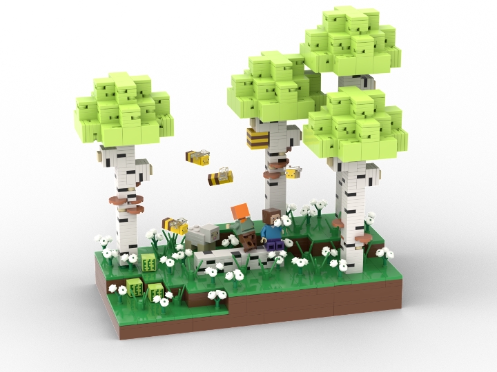 minecraft new forest from BrickLink Studio [BrickLink]