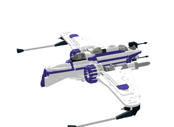 ARC-170 from BrickLink Studio [BrickLink]