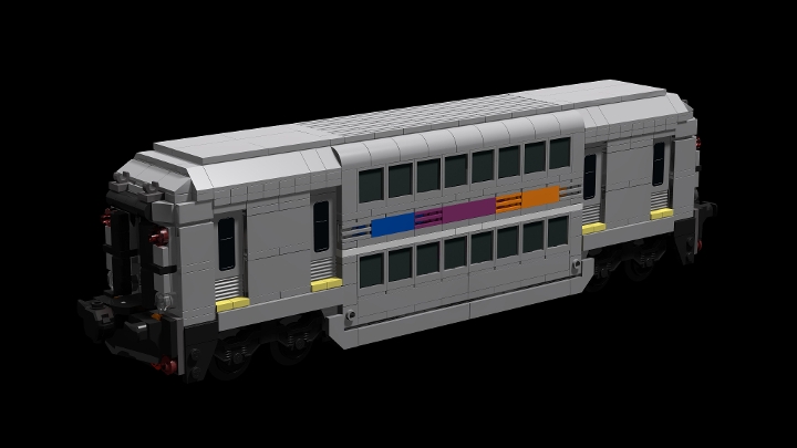 NJ Transit Car V1 from BrickLink Studio [BrickLink]