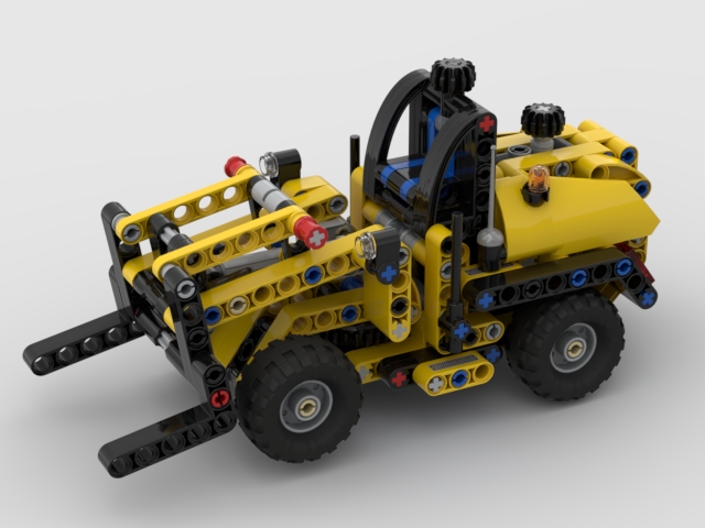 Wheel loader (with instructions) from BrickLink Studio [BrickLink]