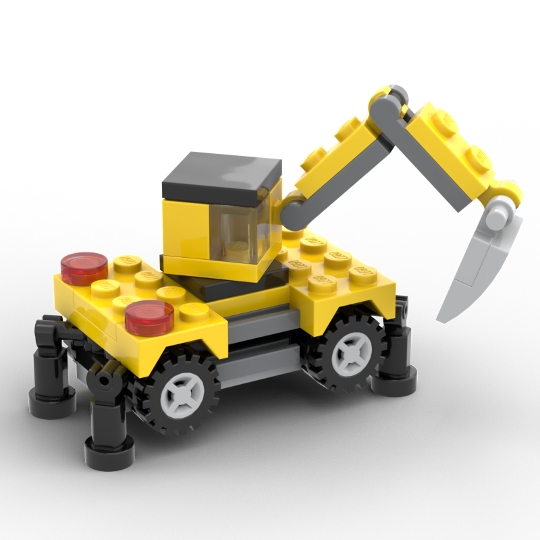 11965 Excavator from BrickLink Studio [BrickLink]