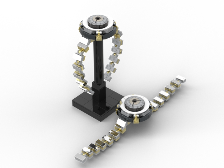 Silver Watch from BrickLink Studio [BrickLink]