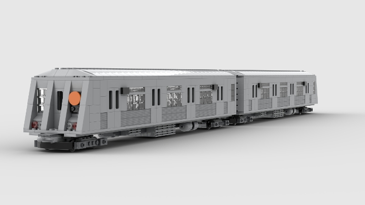 R40 Slant NYC MTA from BrickLink Studio [BrickLink]