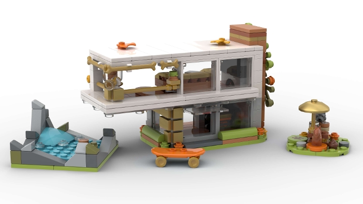 Studley Modern Mansion from BrickLink Studio [BrickLink]