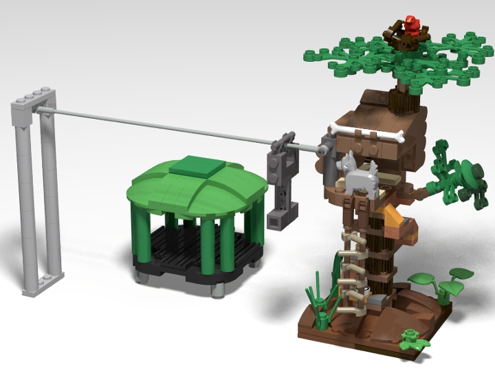 Studley's Tree House from BrickLink Studio [BrickLink]