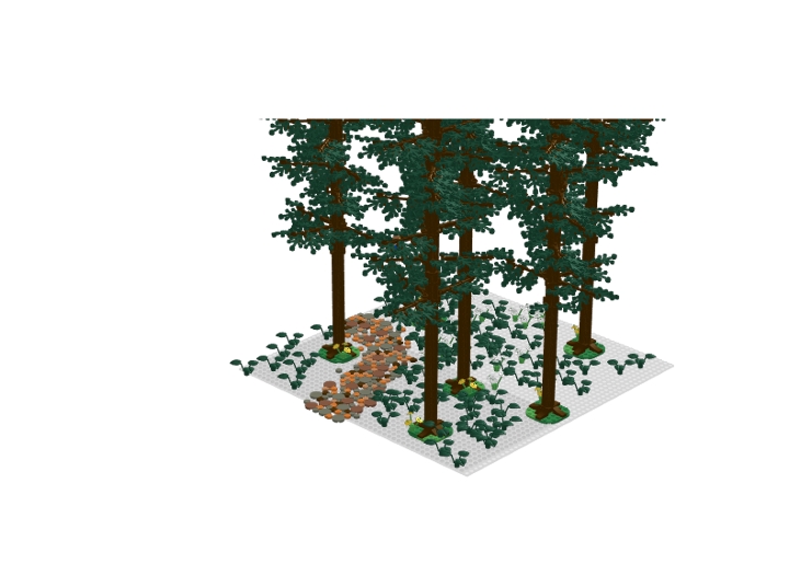 Forest from BrickLink Studio [BrickLink]