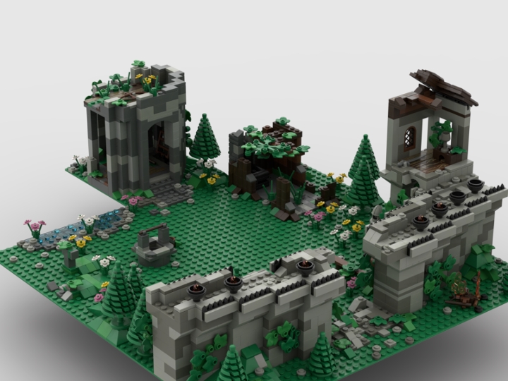 A Castle at the End of Time from BrickLink Studio [BrickLink]