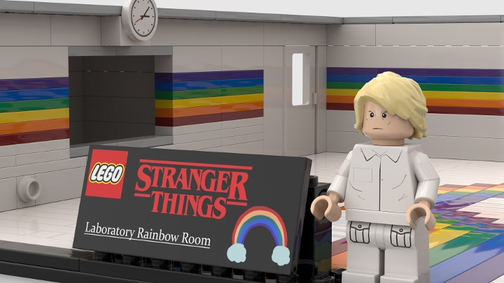 Stranger Things Rainbow Room from BrickLink Studio [BrickLink]