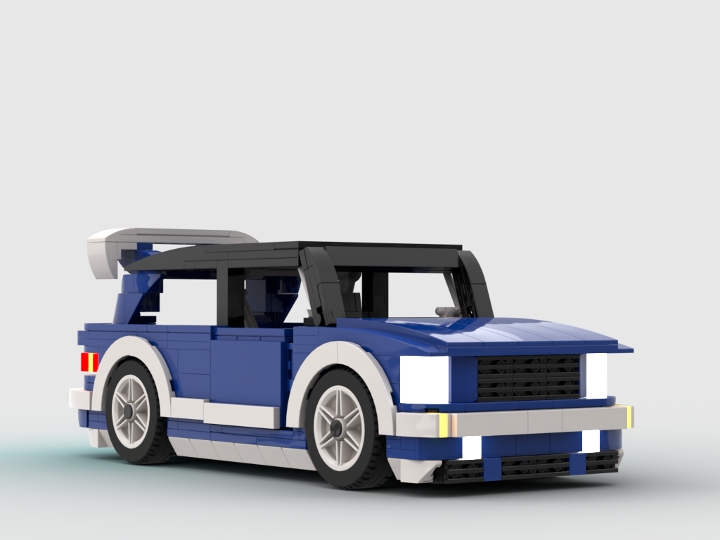 Hatchback racing car from BrickLink Studio [BrickLink]