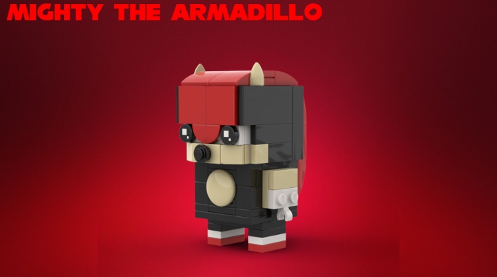 Mighty The Armadillo from BrickLink Studio [BrickLink]