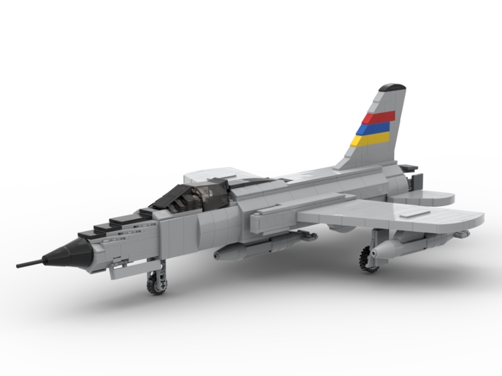 F-105 v2 from BrickLink Studio [BrickLink]