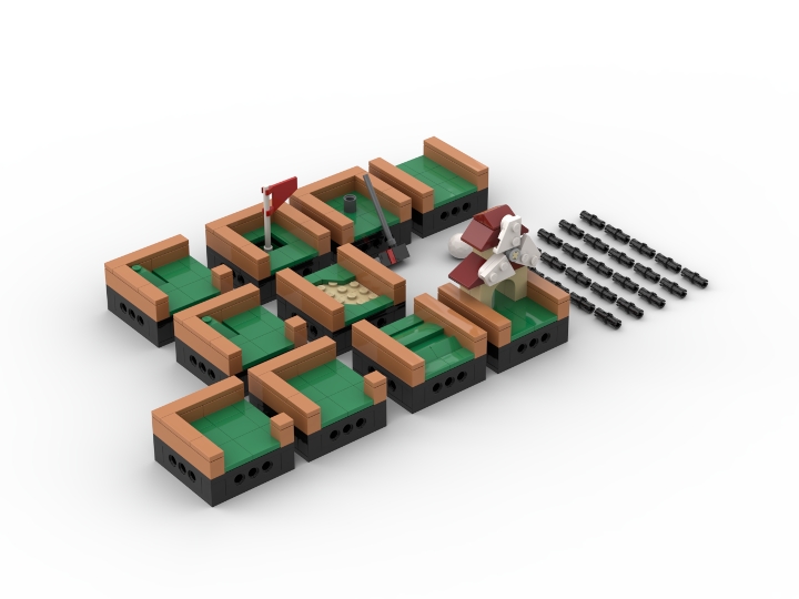 Modular Mini Golf Game from BrickLink Studio [BrickLink]