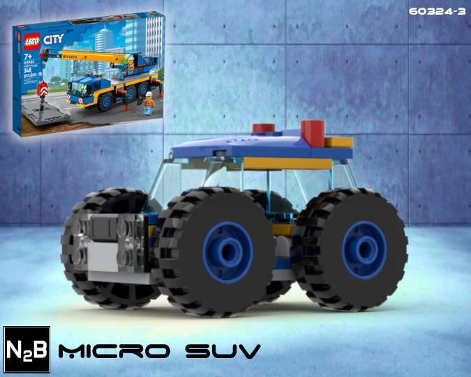 Micro SUV - Alternate build 3 Lego 60324 from BrickLink Studio [BrickLink]