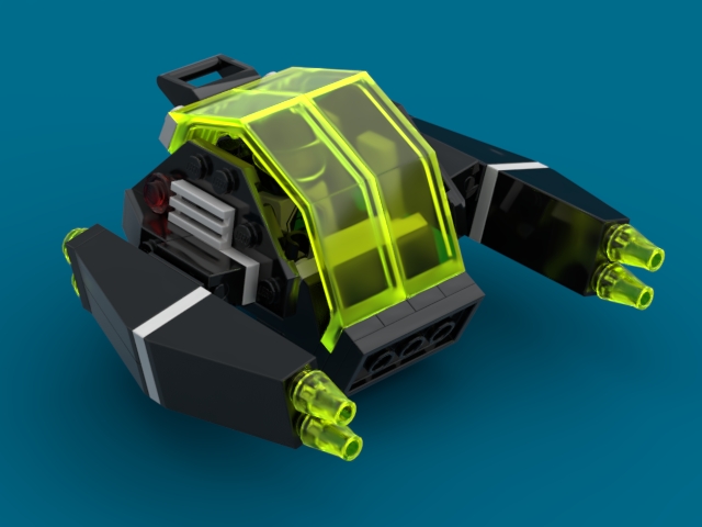 Space Light Defender Ship from BrickLink Studio [BrickLink]